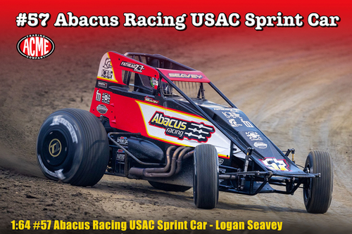 Logan Seavey #57 2024 Abacus Racing USAC | DirtMan Diecast