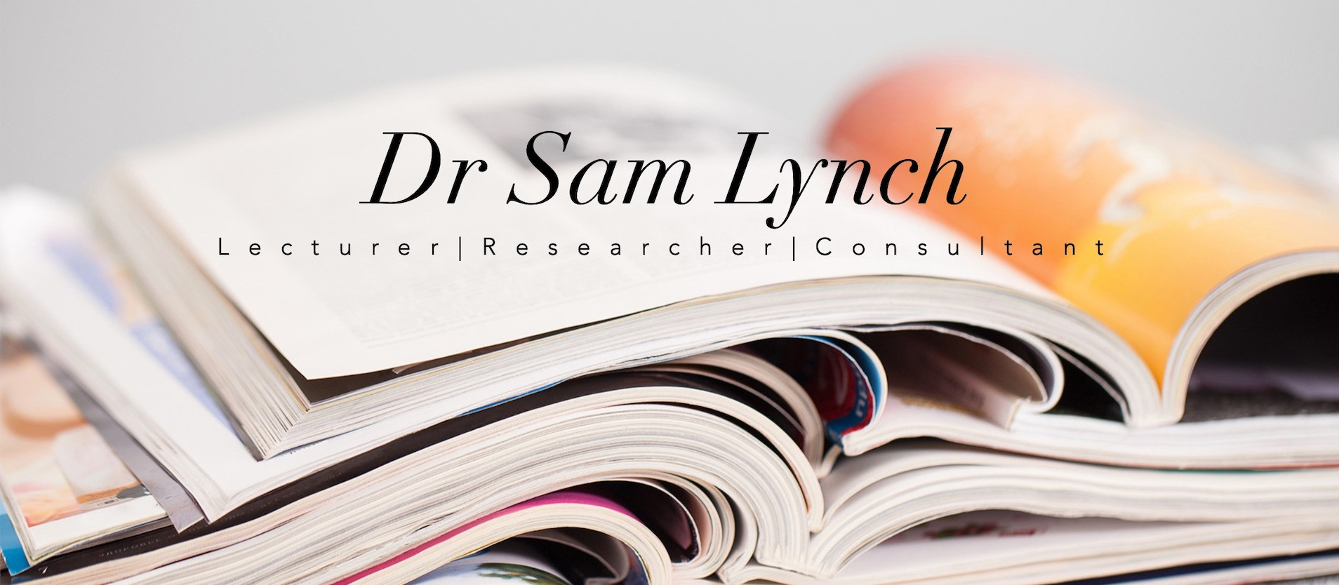 Dr Sam Lynch | The Blog