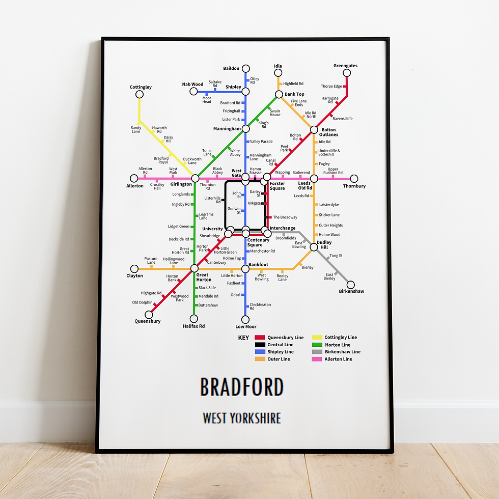 Full Range | Underground Style Transport Maps | Underdog Studio