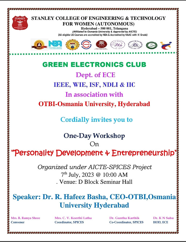 ECE - Oneday Workshop