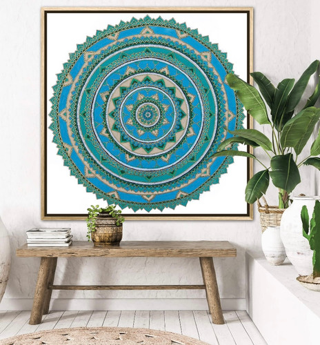 Little Blue Lake Mandala | Mandala Bloom