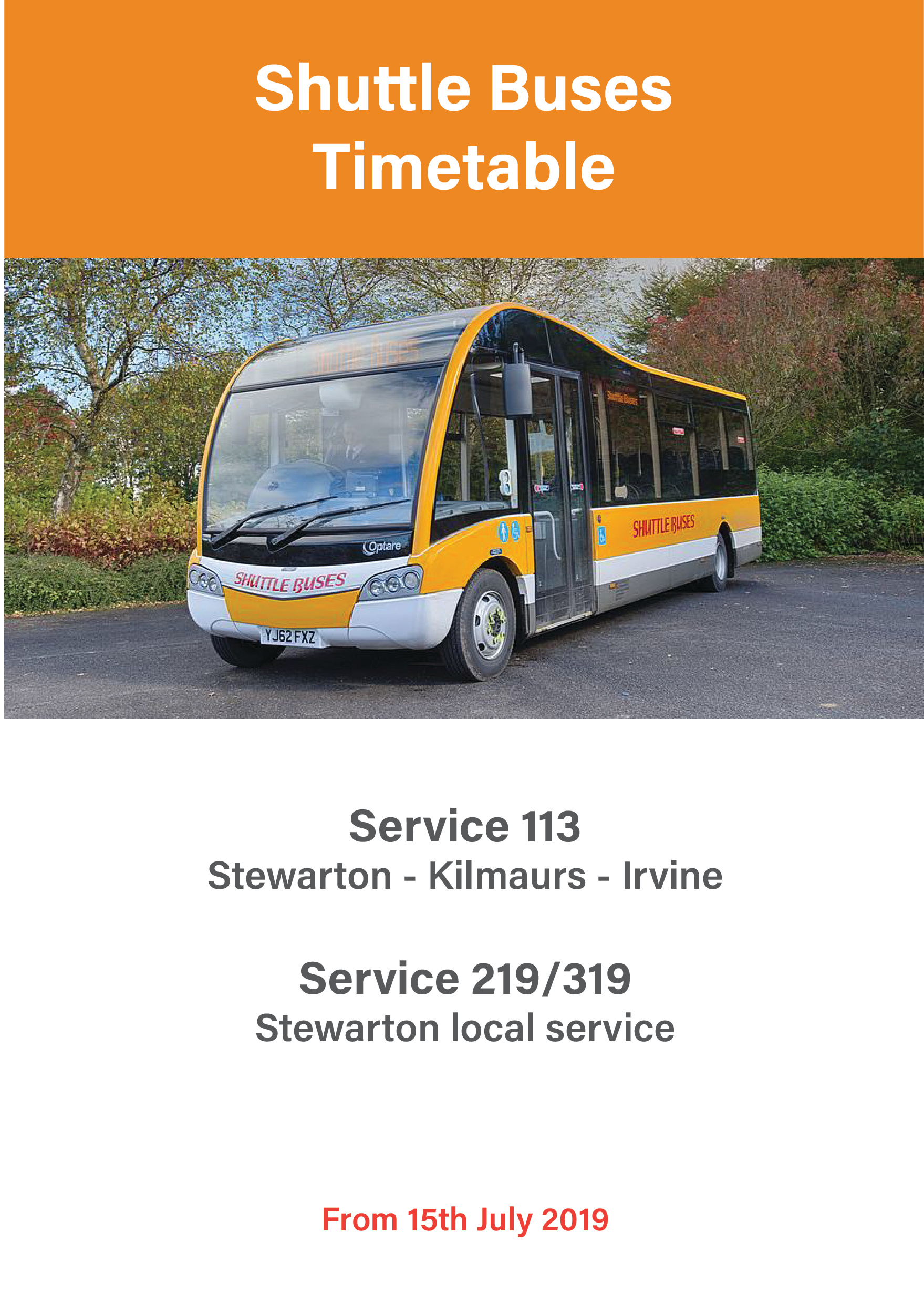 Service 113 | Shuttle Buses
