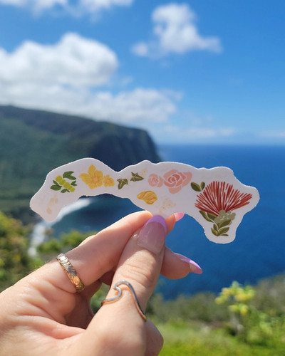 Pua of Hawai'i Sticker | miKai collections