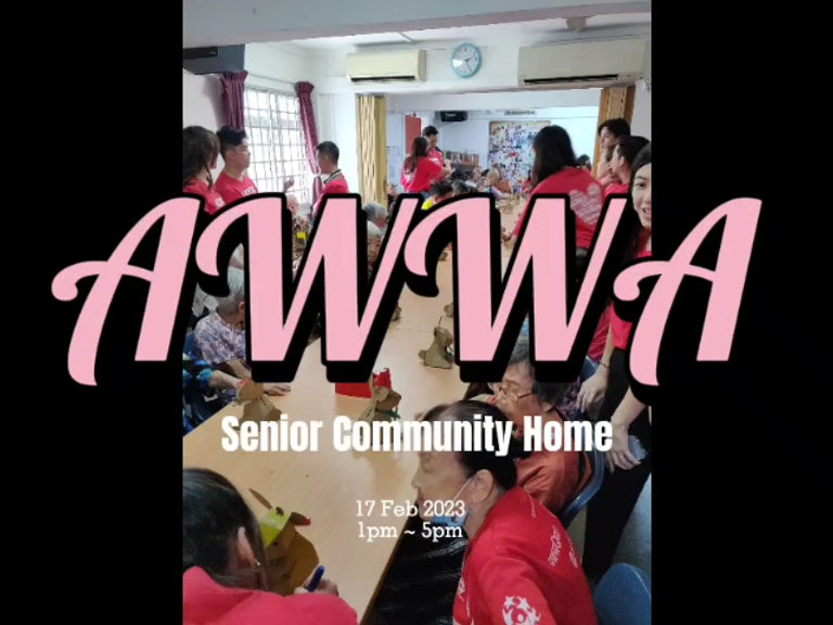 Sharing joy with AWWA Senior Community Home