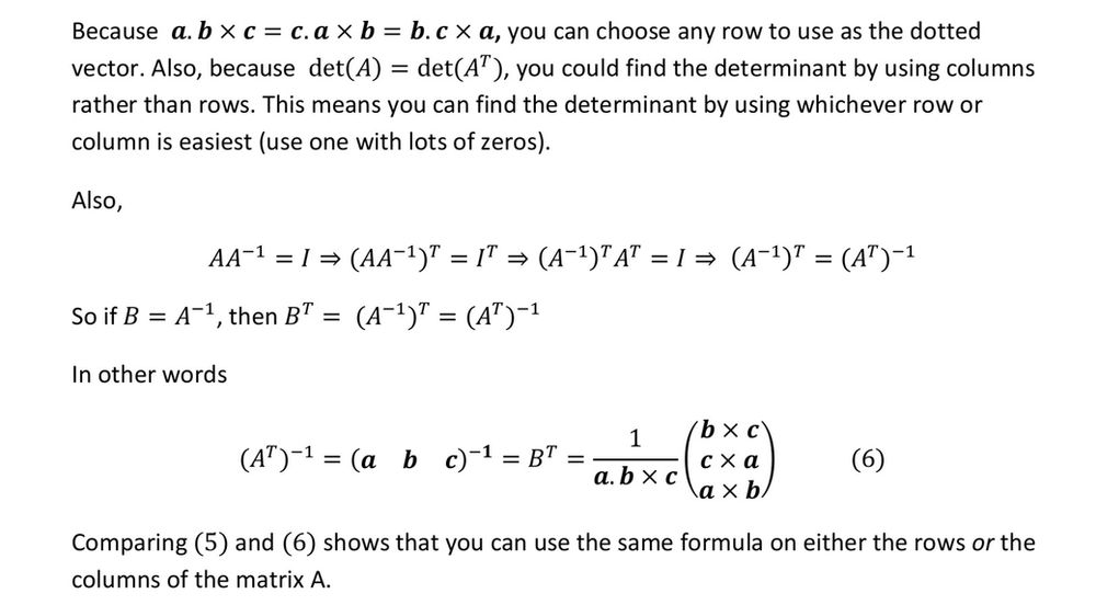 An easier way to find the inverse of a 3x3 matrix