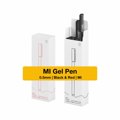 Mi Gel Pen 10pcs/box (MGP05) Office & School Pens Large Capacity 0.5 mm ...