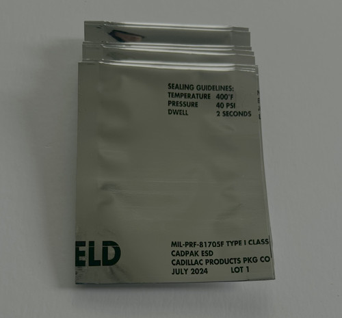 MIL-DTL-117 Type I, Class F, Style 1 Watervaporproof, electrostatic ...