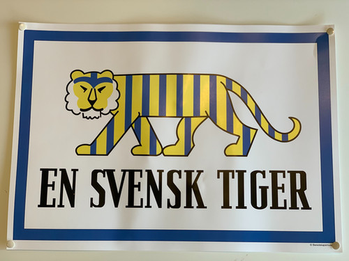 Affisch A2 "En Svensk Tiger" 420 x 594 mm | Beredskapsmuseet