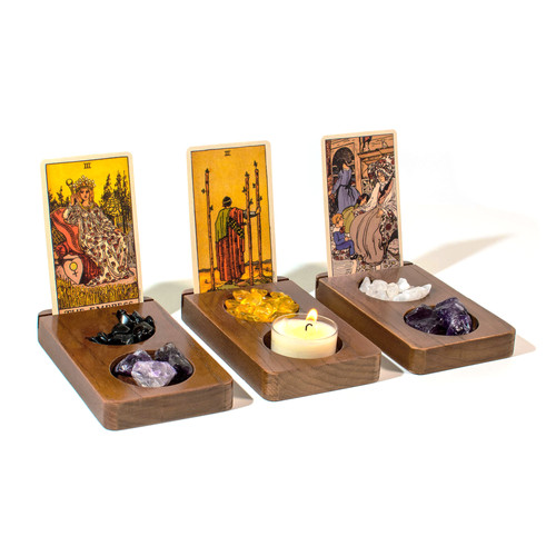 Tarot Card Holder Stand Set - Oracle Card Display for Tarot Readings ...