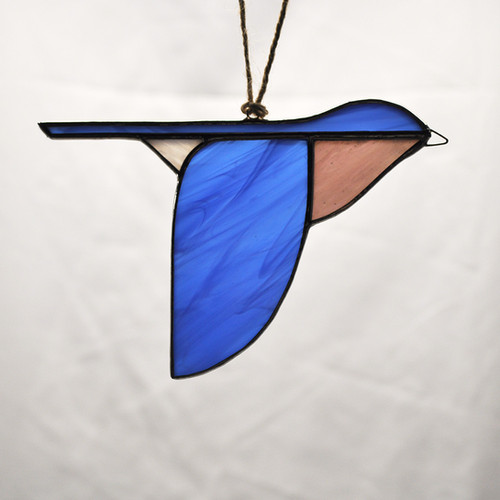 Mod Blue Bird | Rockcrest Glass