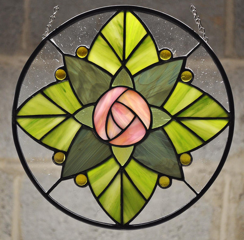 Round Rose Pattern | Rockcrest Glass