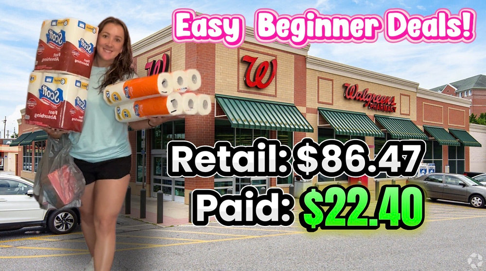 Walgreens Haul- Easy Beginner Deals - Roll Rewards to Save 75%! 3/8-3/15
