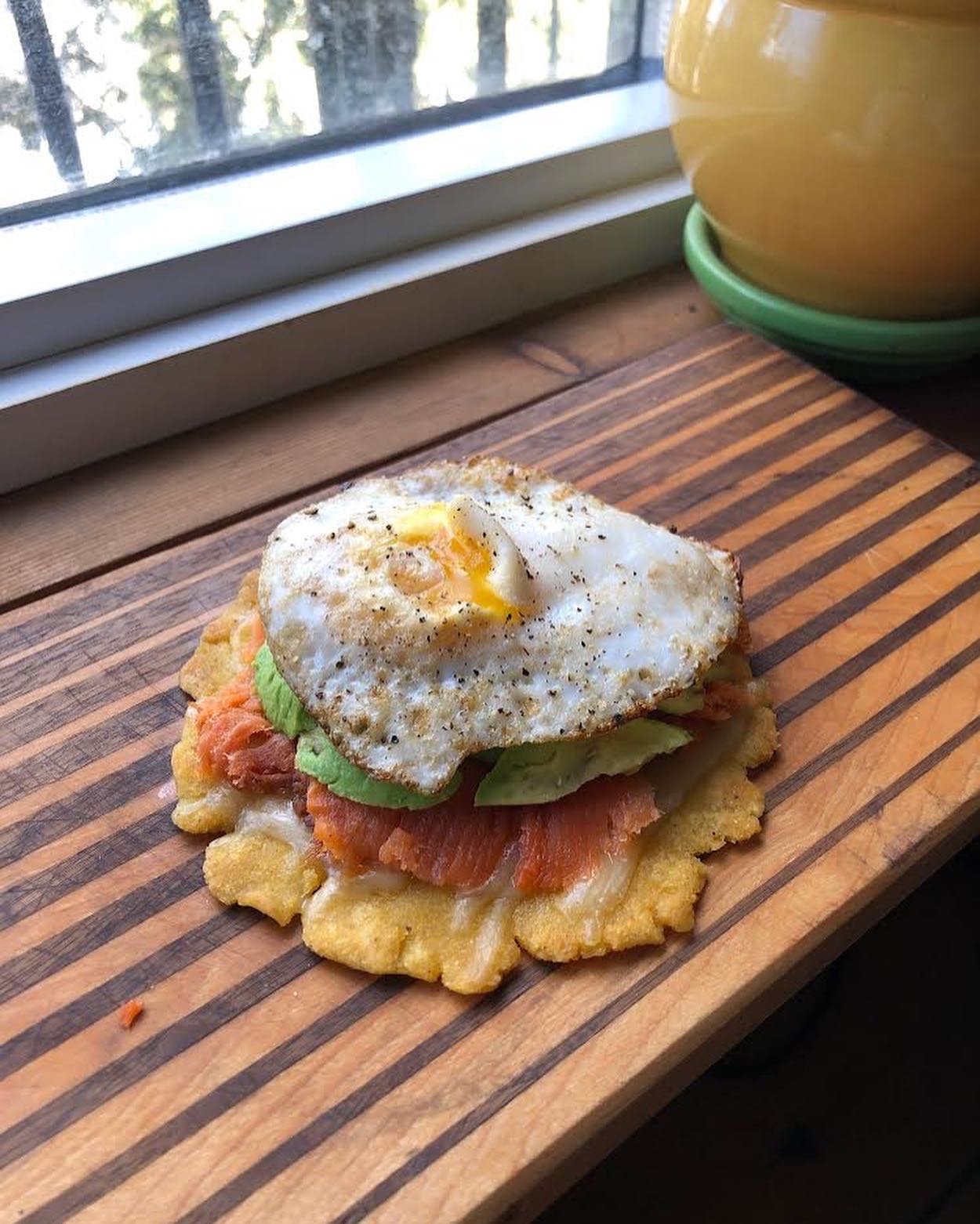 Open Face Breakfast Sandwich Fish Recipes Artic Char Indigenous Recipes