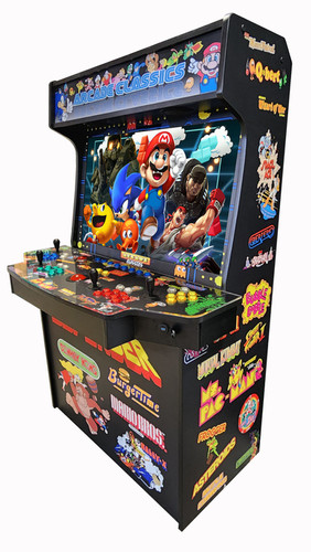 43" 4K Arcade Classics 4-Player Upright Arcade Game | N2fun.com