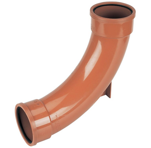 87.5º FLOPLAST UNDERGROUND DRAINAGE REST BEND (DIA)110MM | CBS Carlisle