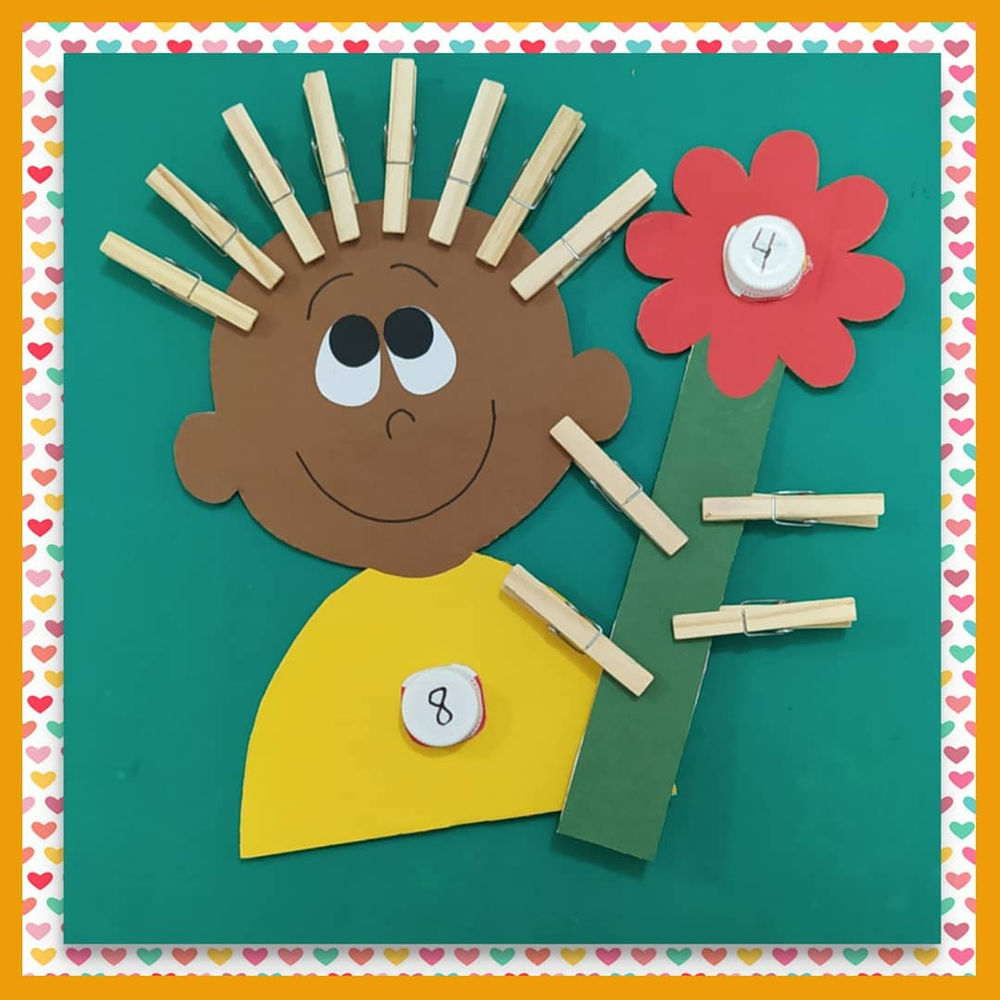 MOLDE - BONECO DA MATEMÁTICA