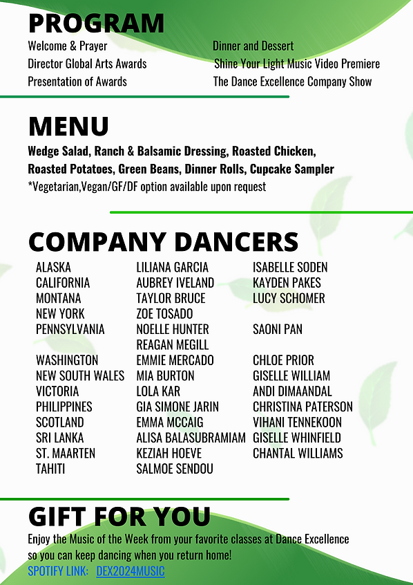 Awards Banquet | Dance Excellence