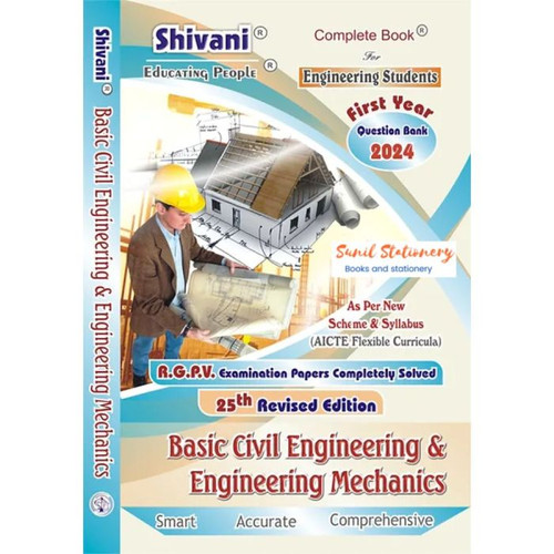 Basic Civil Engineering & Eng. Mechanics (B.Tech. 1st Year 2024 Edition ...