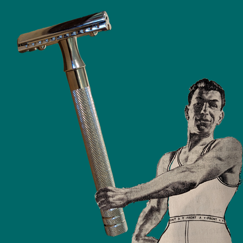 Merkur 23 Solid Stainless Steel Razor | The Dandy Cat