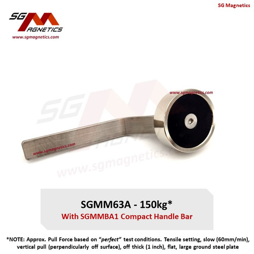 SGMM63A - Diving Magnet - Commercial Dive Magnet with Compact Handle ...