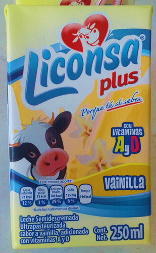 Liconsa Leche SABORIZADA 250 ml. | publicidad