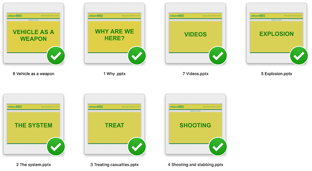 Updated Resources from citizenAID released