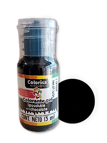 COLORANTE GEL LIPOSOLUBLE NEGRO 13 ML | elpanificadorctgena