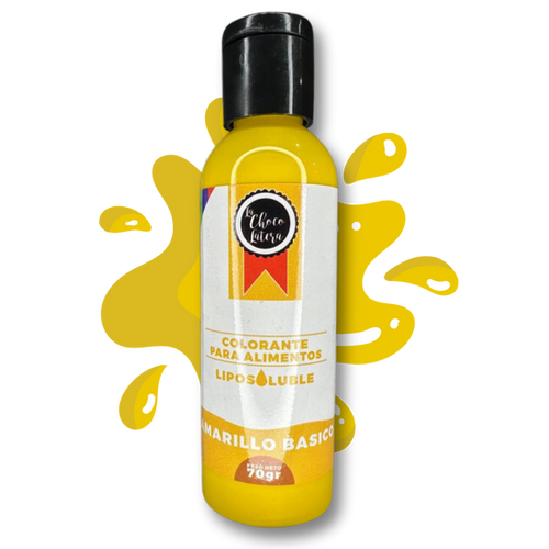 COLORANTE LIPOSOLUBLE AMARILLO BASICO | elpanificadorctgena