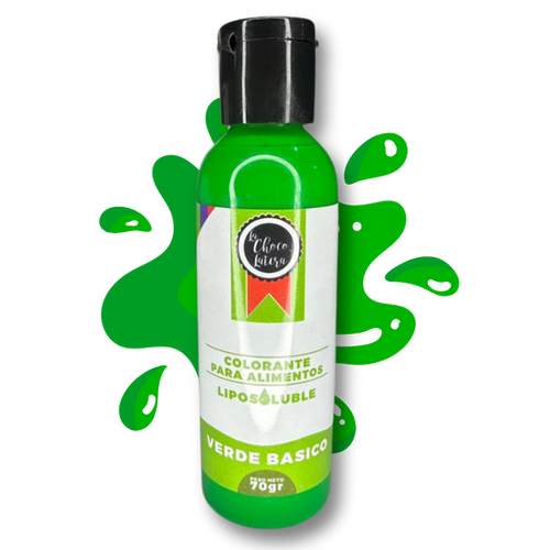 COLORANTE LIPOSOLUBLE VERDE BASICO | elpanificadorctgena