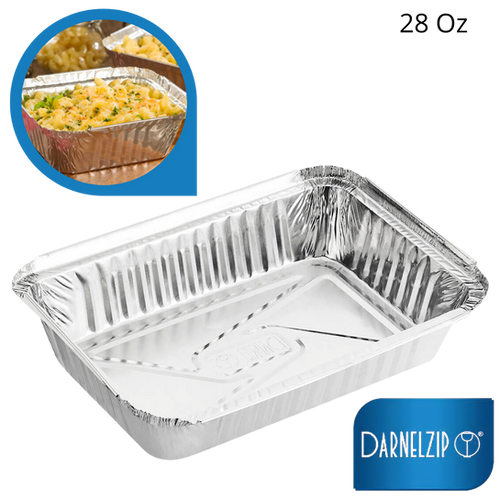 MOLDE ALUMINIO RECTANGULAR 28 OZ | elpanificadorctgena