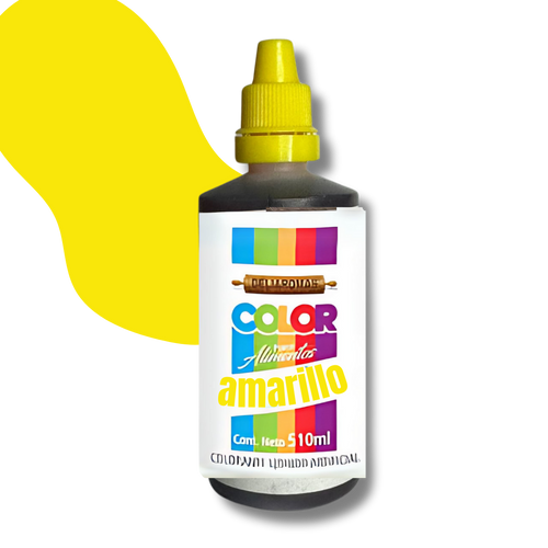 COLORANTE LIQUIDO AMARILLO 60 ML DELIAROMAS | elpanificadorctgena