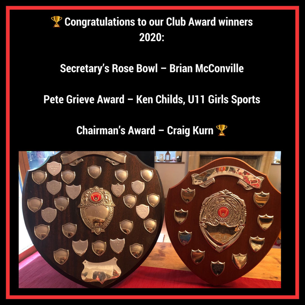 MEADOW SPORTS AGM 2020 - CHAIRMAN'S REPORT, CLUB AWARDS AND THANK YOUS