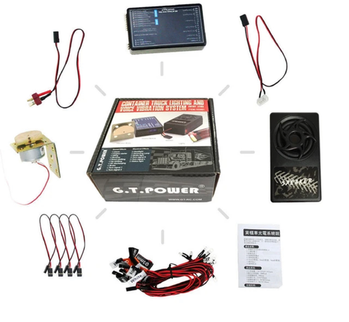 GT POWER Truck Lighting and Voice Vibration System for RC trucks cars ...