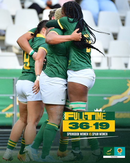 Springbok Women dominate Spain