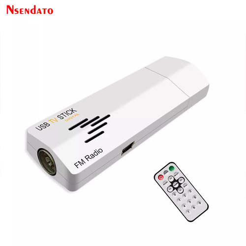 USB 2.0 TV Stick, Analog/FM Tuner, Remote, for PC/Laptop | RATOMIX
