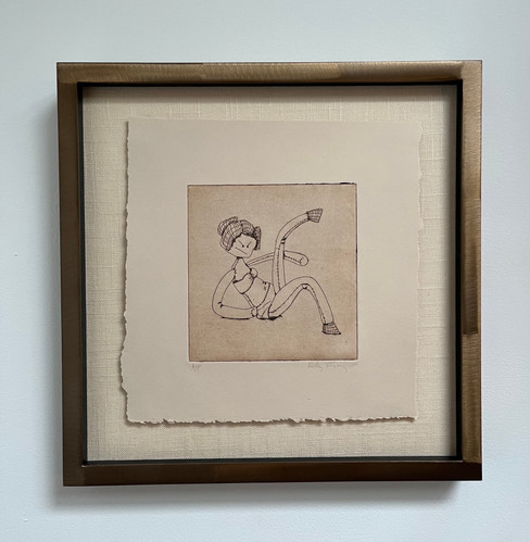 Angry Dolly (w/ zirconium bronze frame) | Polly Fossey