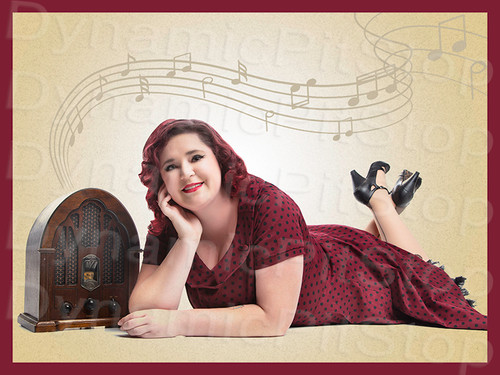 Vintage Radio Tin Sign Pin up Retro Australian Made | Dynamic Pit Stop40