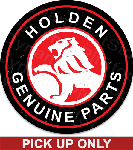 HUGE 1.2M Holden Modern Round Garage Sign Workshop Man Cave Australian ...