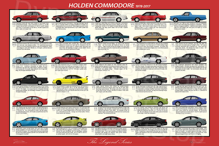 Holden Commodore Legends Tin Sign Man Cave Garage Australian Made ...