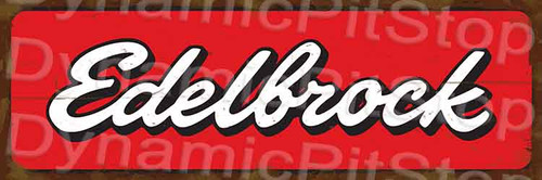Edelbrock Rustic Tin Sign Garage Workshop Australian Made | Dynamic Pit ...