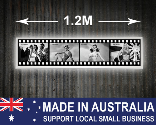 Illuminated Hollywood Bombshells Actress Marilyn Sign Australian Made ...