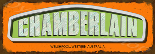 Chamberlain Tractors Rustic Sign, Workshop, Garage, Australian Made ...