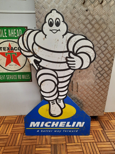 1.2m Cutout Michelin Man Garage Sign Workshop Man Cave Australian ...