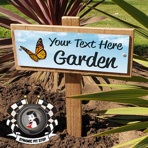 Custom Garden Sign Personalised Timber Handmade For him Australian made ...