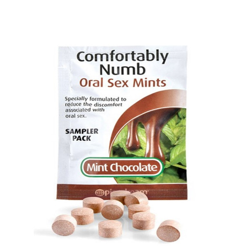 ORAL SEX MINTS COMFORTABLY NUMB SACHET | Desinhibete.cl