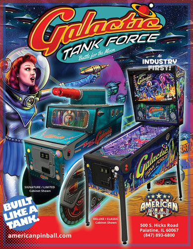 Galactic Tank Force (Deluxe) | Next Level Pinball