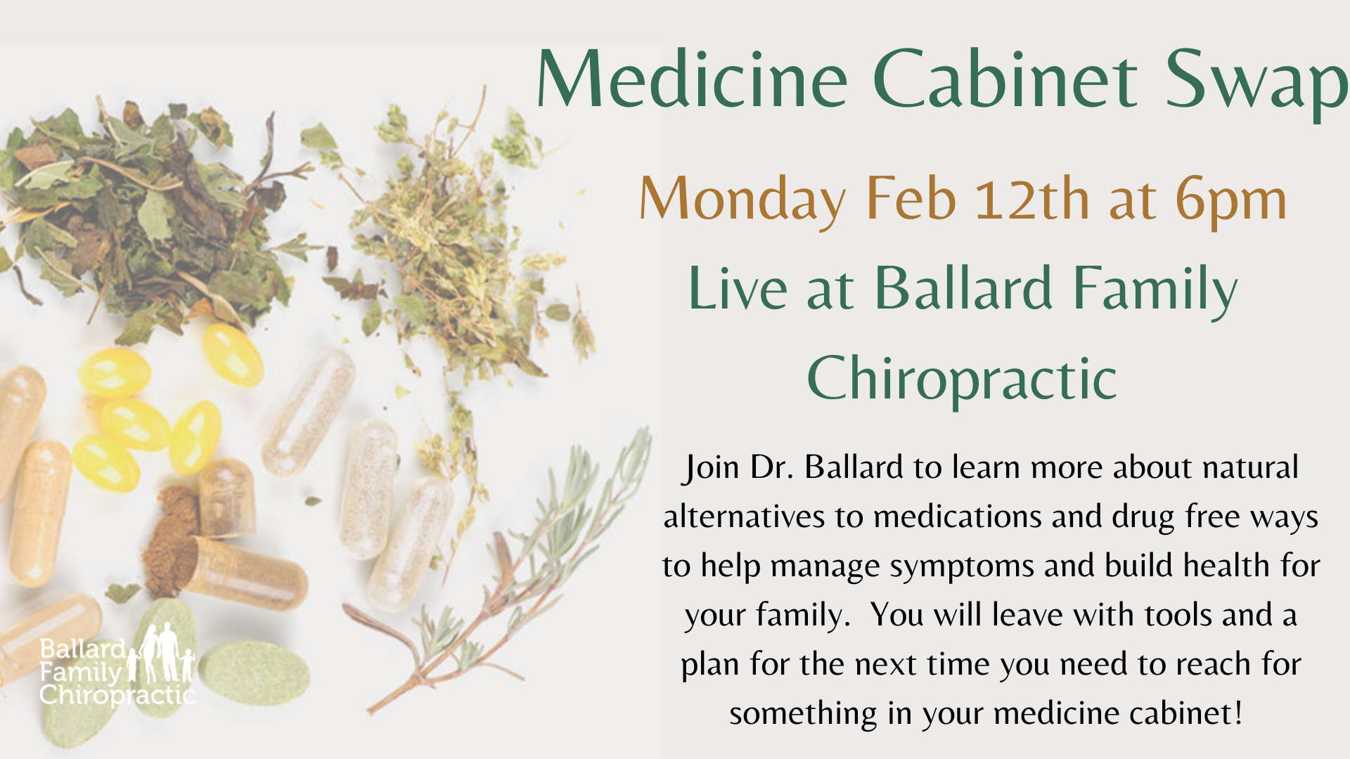 Medicine Cabinet Swap | Ballard Family Chiro