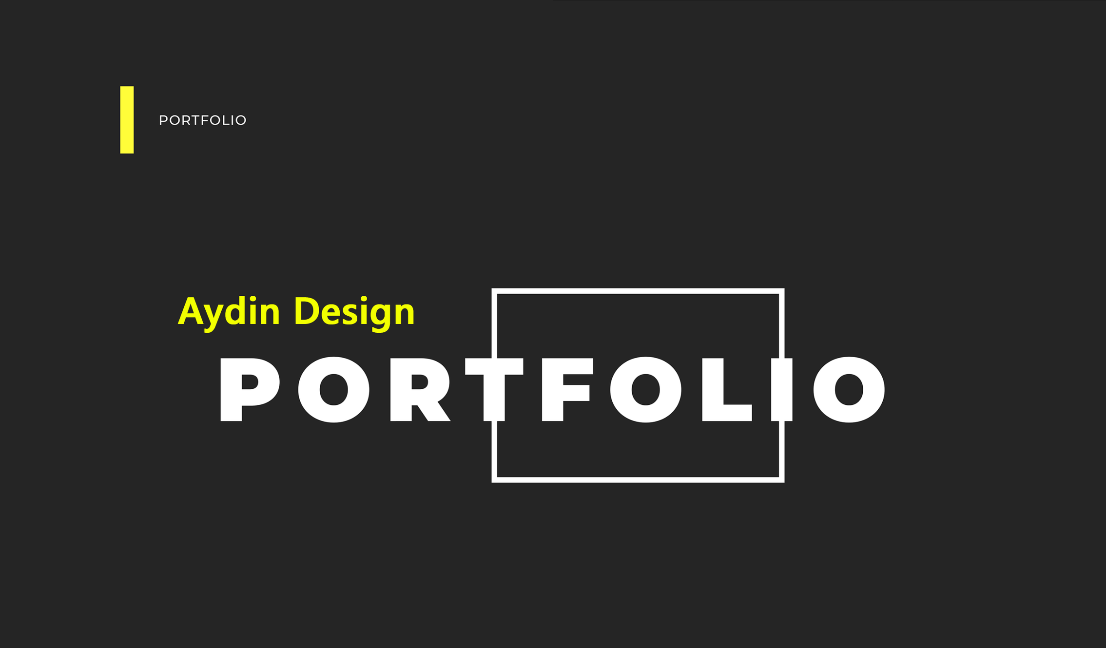 AyDin Portfolio