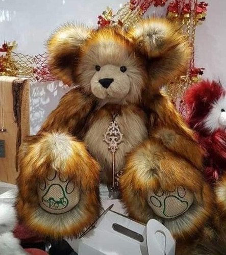 Rusty Mega Bear 25" High | white-fox-bears