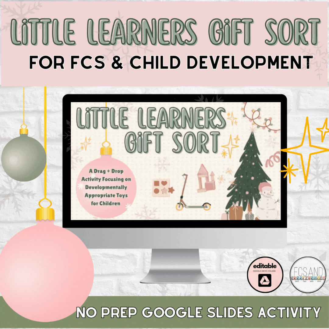 Little Learners Gift Sort: Child Development Activity | FCS and ...